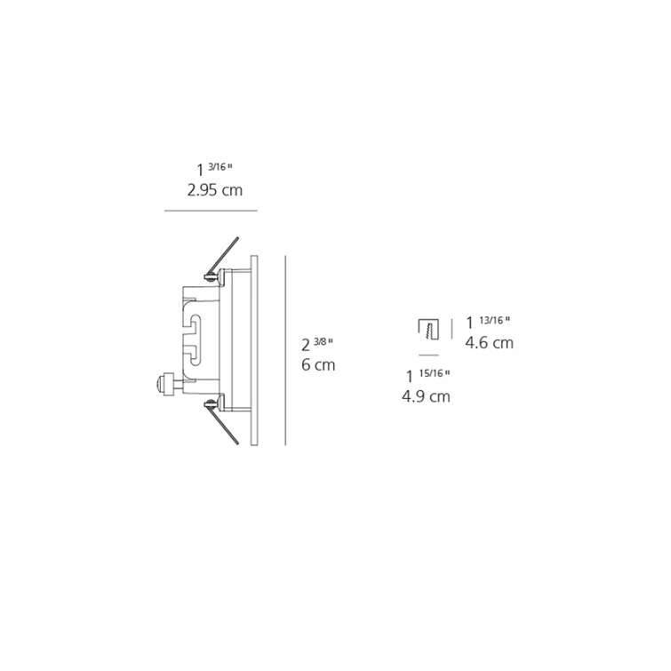 Save 17% • Aria Micro White LED Recessed Outdoor Wall Sconce