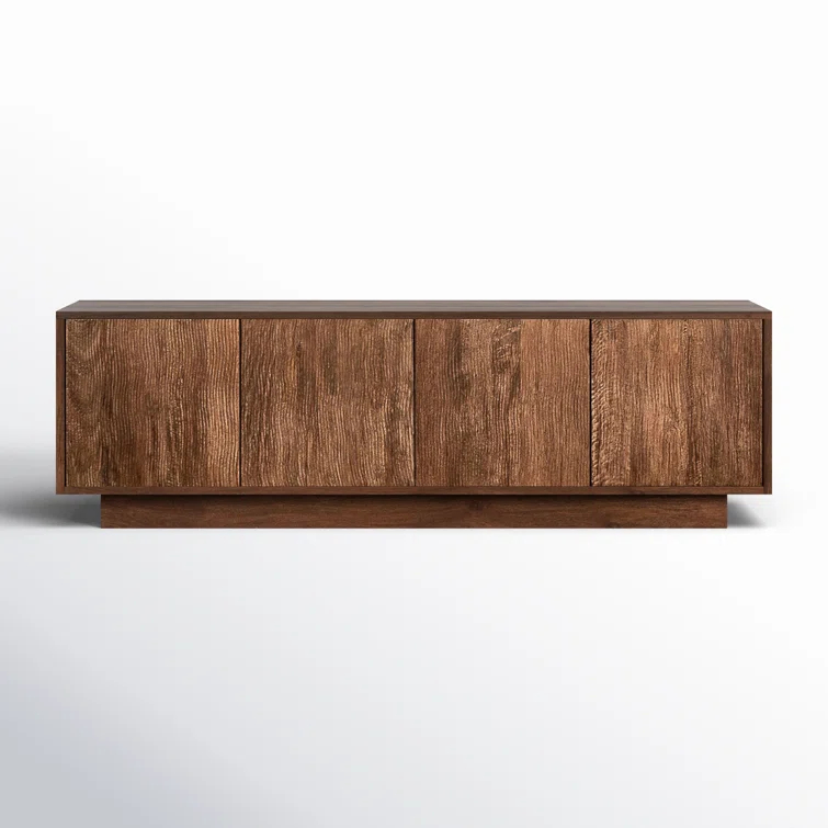 Save $379 • Gilmore Aged Mango Wood Media Console with Storage