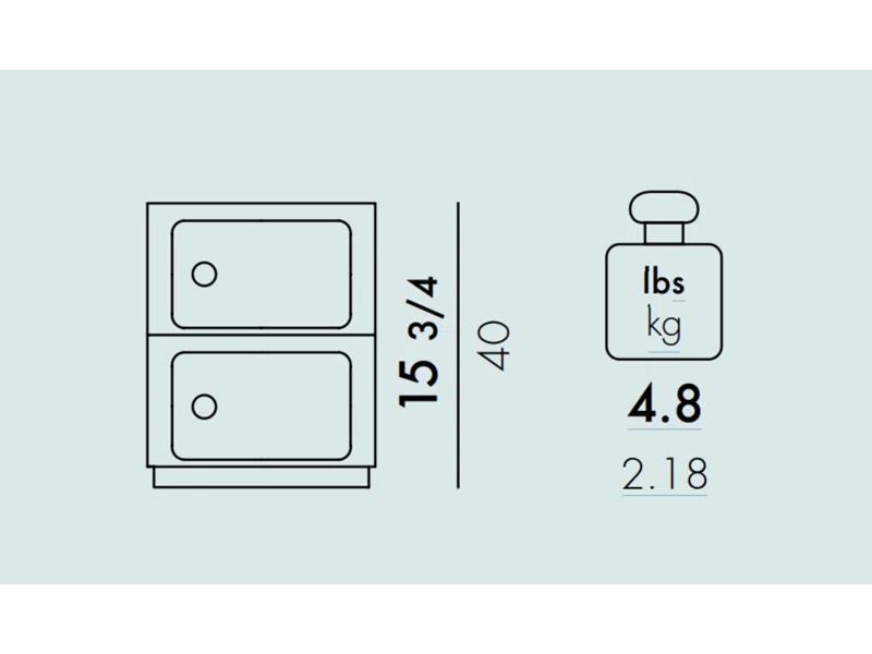 Save 44% • Componibili Round Modular Stacking Units