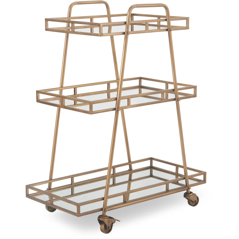 Save 30% • Adore Decor Addison Dorothy Bar Cart, 3-Tier Vintage Deco ...