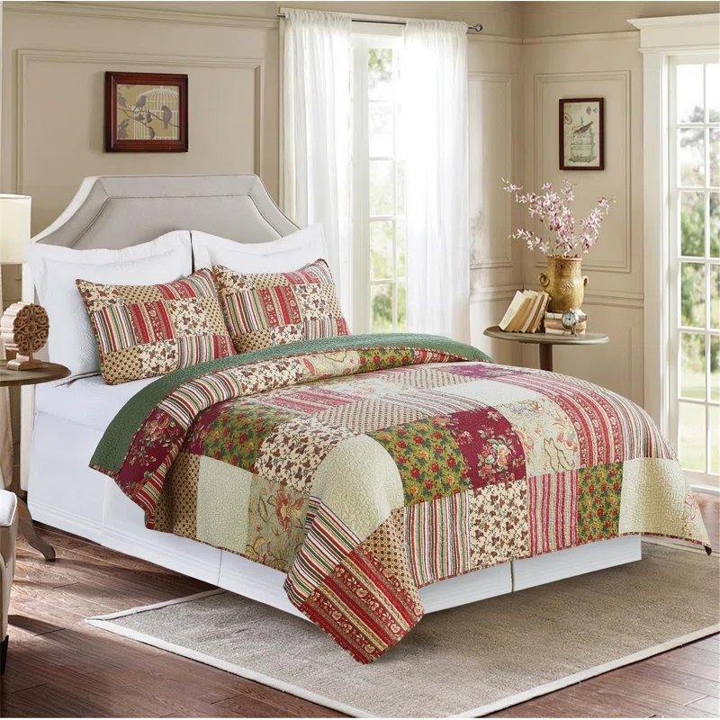Save 41% • C&F Home Ember Cotton Reversible Quilt Set