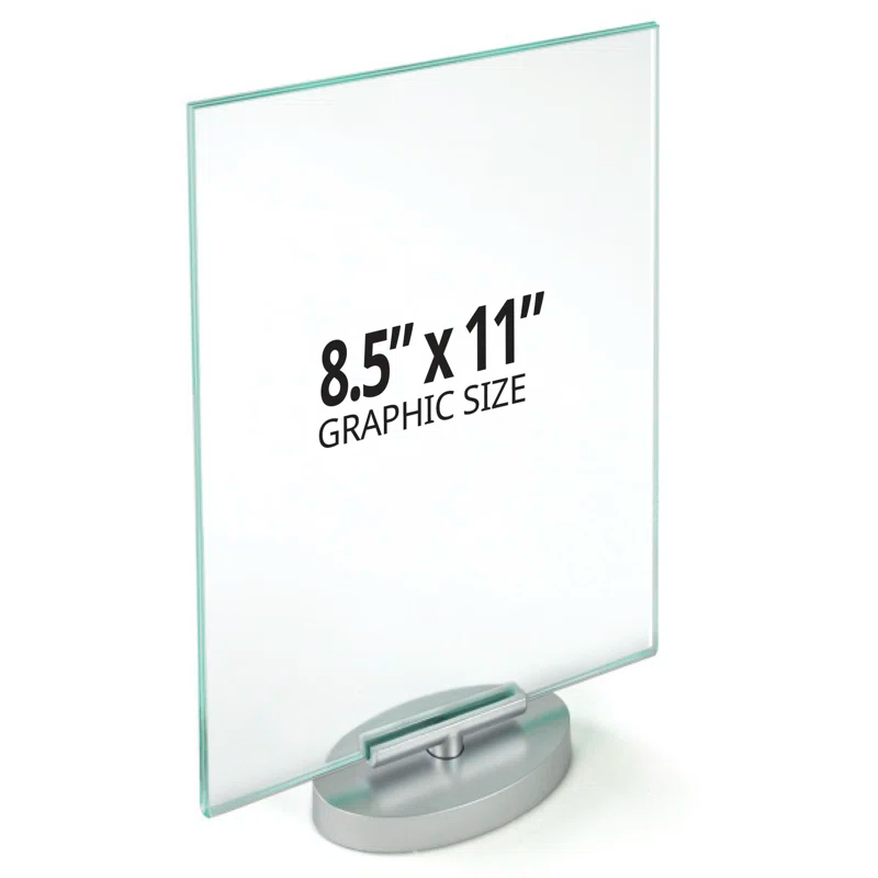 Save 47% • Azar Displays Two-Sided Revolving Acrylic Sign Holder Frame ...