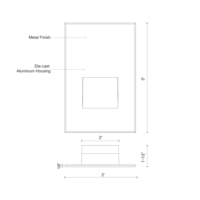 Save 40% • Kuzco Lighting Sonic Integrated LED Metal Step Light