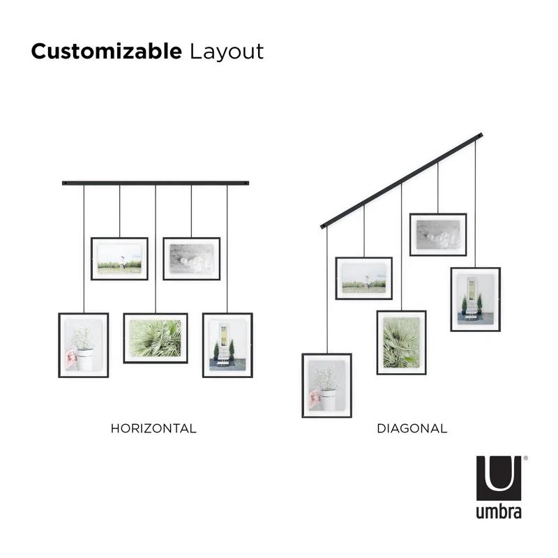 Save 38% • Umbra Exhibit 5-Photo Wall Hanging Picture Frames