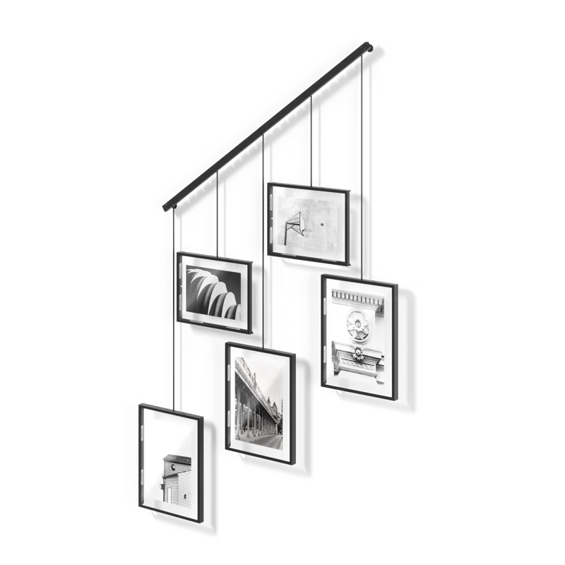 Save 38% • Umbra Exhibit 5-Photo Wall Hanging Picture Frames