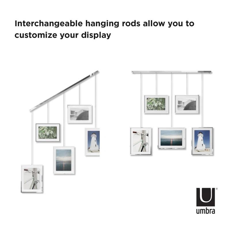 Save 38% • Umbra Exhibit 5-Photo Wall Hanging Picture Frames