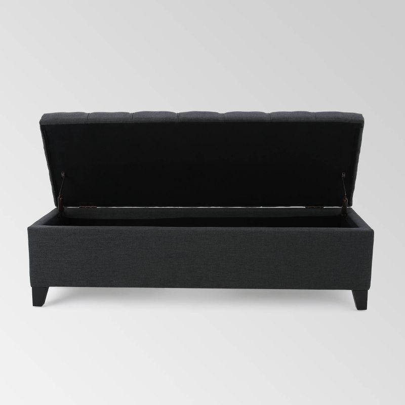 Ottilie Storage Ottoman - Christopher Knight Home: Upholstered Bench ...