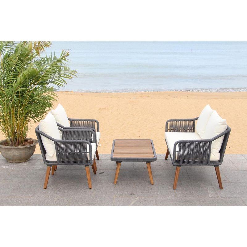 Save 70% • Raldin Rope 4 Piece Patio Outdoor Living Set - Safavieh