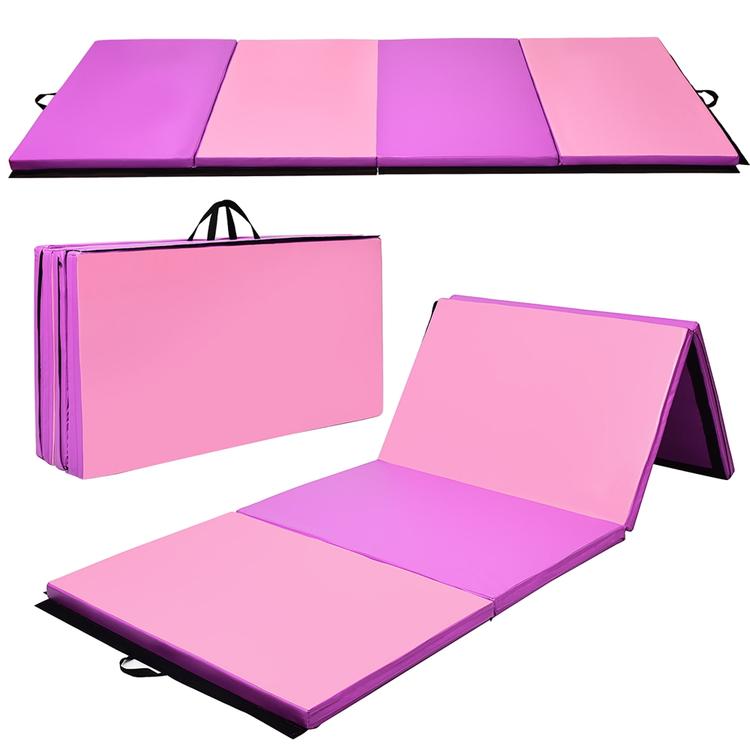 Save 28% • 4'x10'x2'' Gymnastics Mat Folding Anti-Tear Gymnastics Panel ...