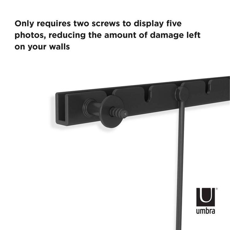 Save 38% • Umbra Exhibit 5-Photo Wall Hanging Picture Frames